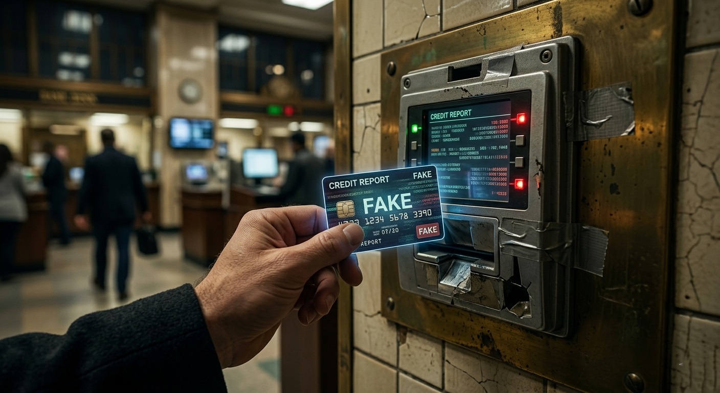 How a Fake Credit Report Can Bypass the Broken Credit System - drunkid.com
